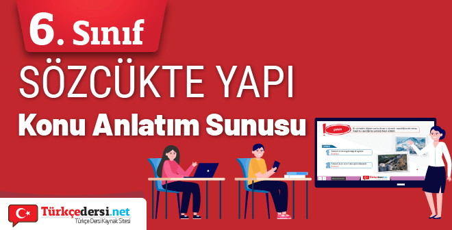 6. Sınıf Sözcükte Yapı - Konu Anlatımı Sunusu - turkcedersi.net